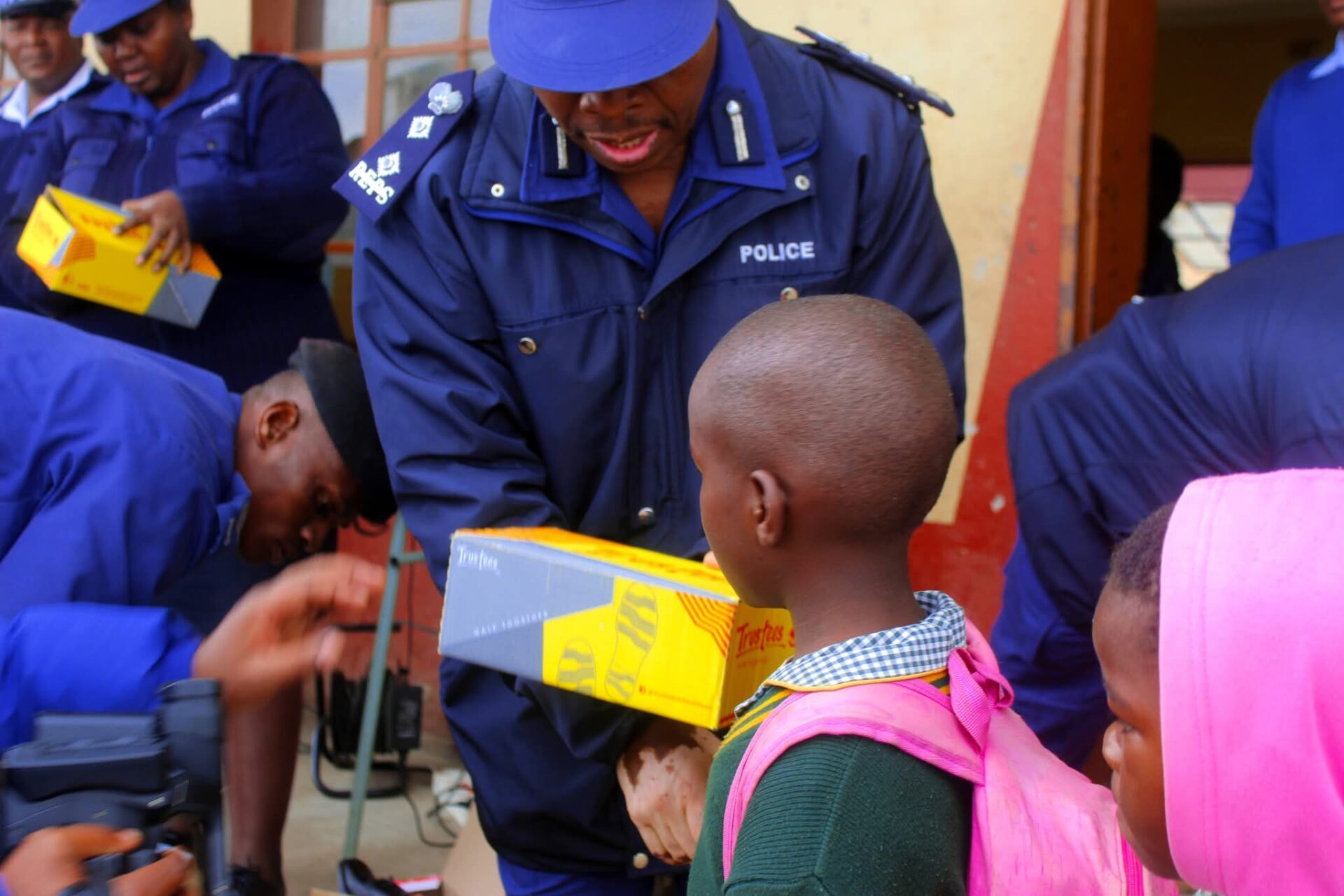 Police donate shoes to needy students - Eswatini Daily News